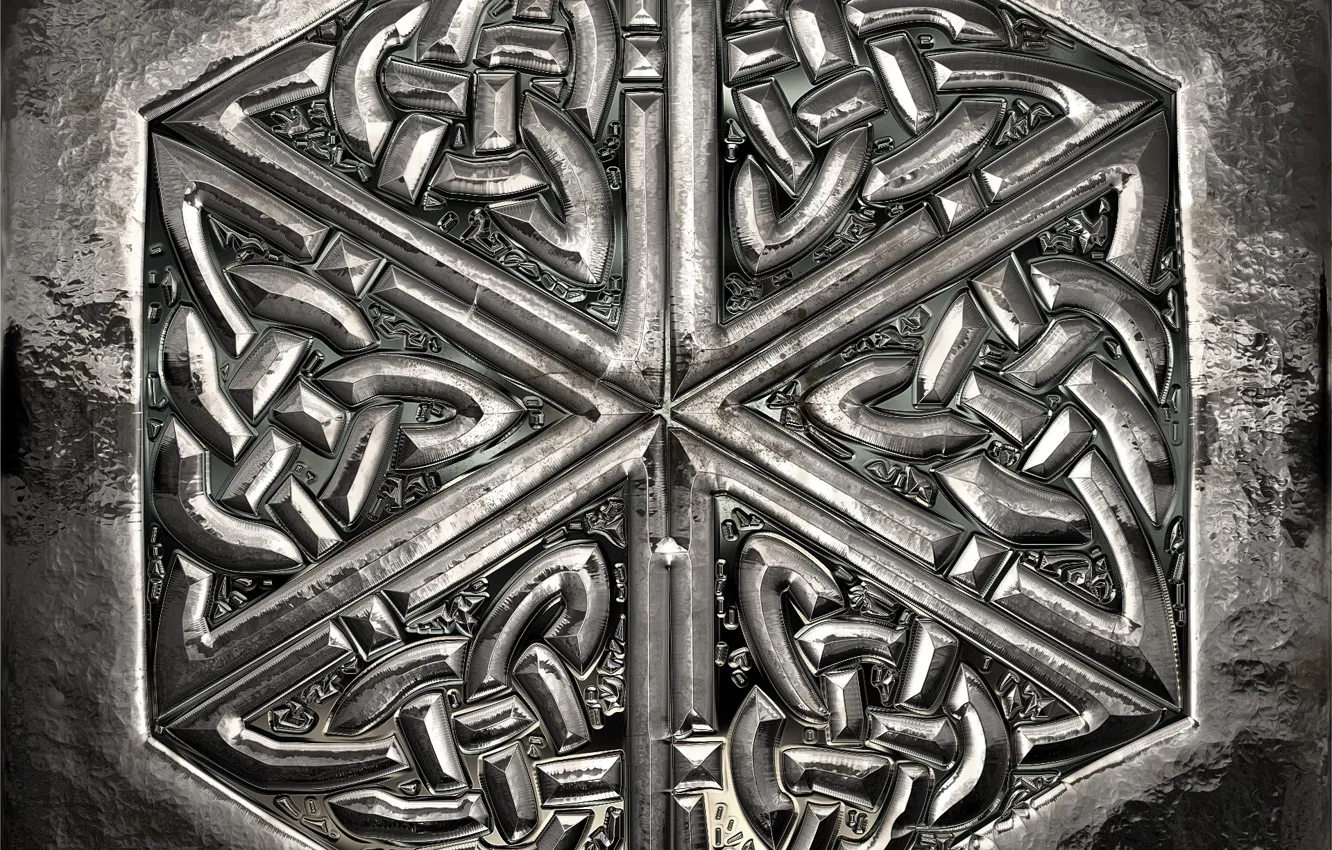 Wallpaper metal, pattern, texture, ornament, metallic, relief, foil ...