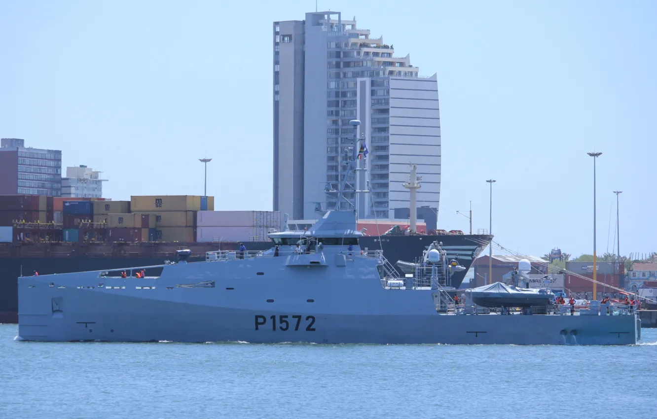 Wallpaper South Africa, patrol ship, SAS King Shaka Zulu, P 1572 for ...