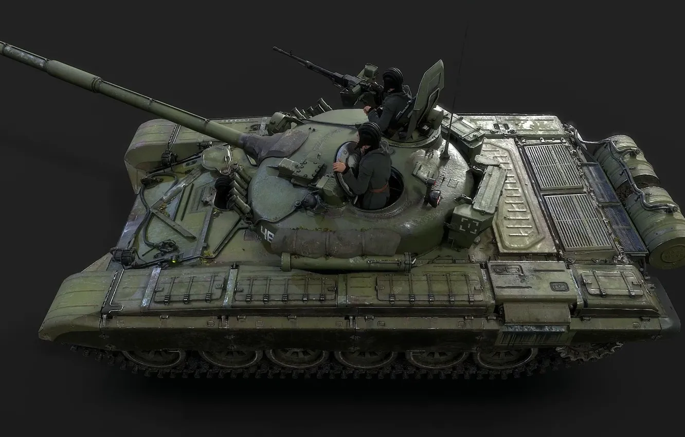 Wallpaper USSR, The crew, Main battle tank, THE T-72A for mobile and ...
