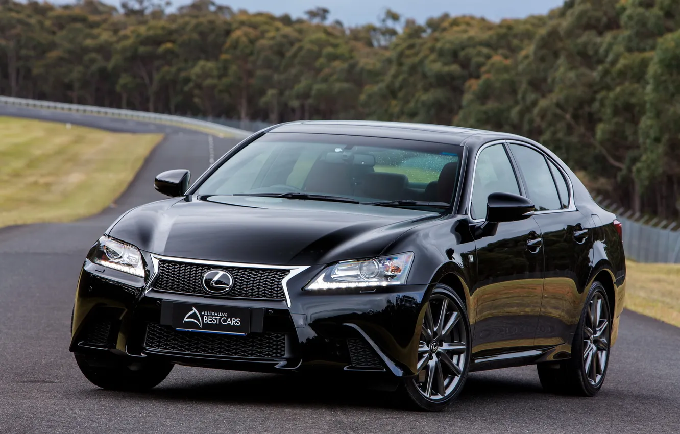 Wallpaper car, Lexus, black, F-Sport, GS 350 for mobile and desktop ...