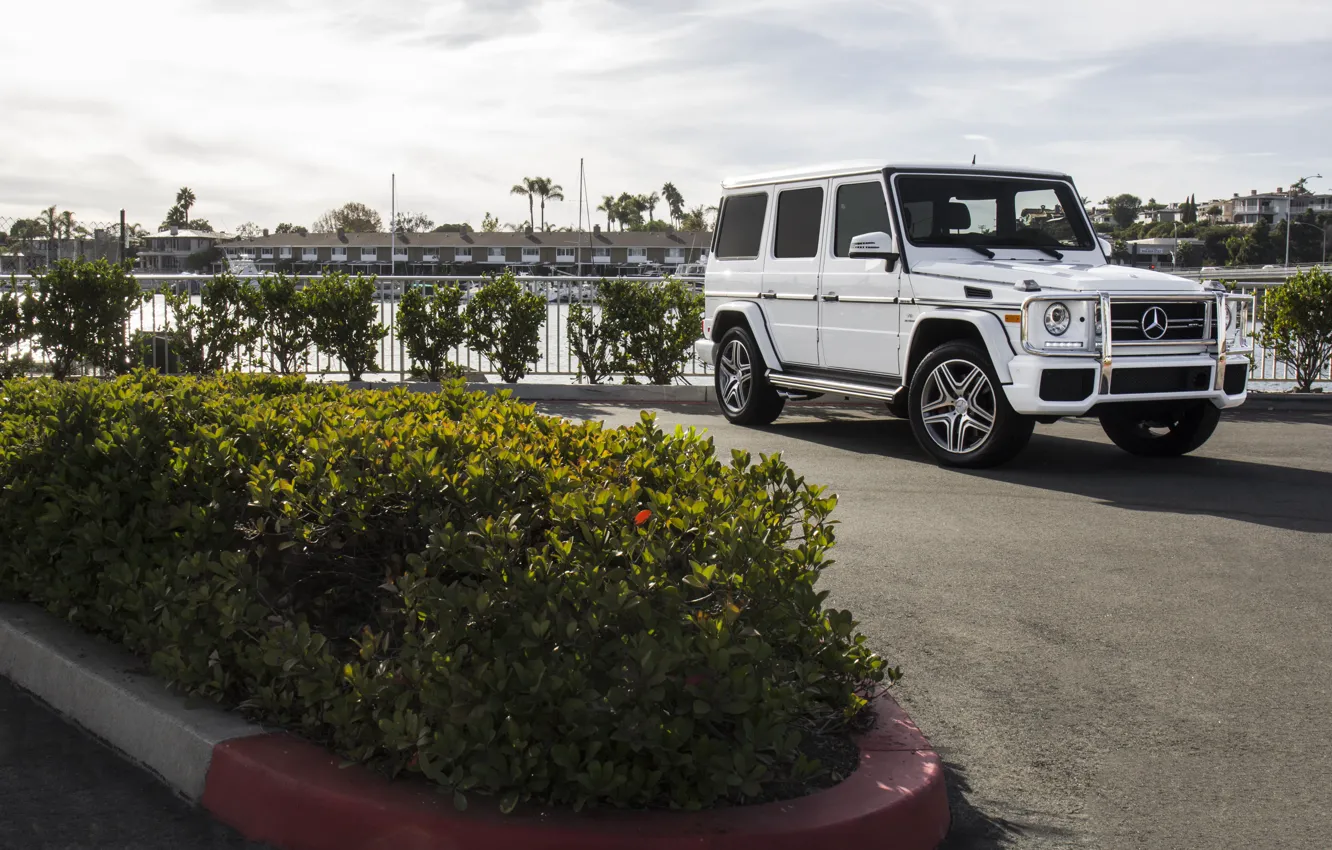 Wallpaper Mercedes, AMG, White, G63 images for desktop, section ...
