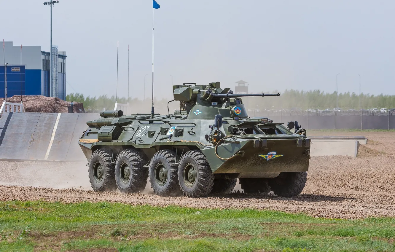 Wallpaper Airborne, APC, THE BTR-82A, The Russian Army, polygon ...