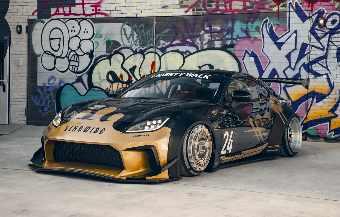 Wallpaper Toyota, graffiti, Liberty Walk, Toyota GR86, LBWK for mobile ...