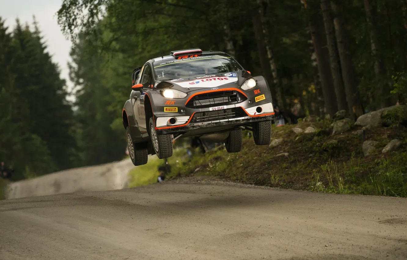 Wallpaper Ford, Jump, WRC, Rally, Fiesta, Kubica images for desktop ...