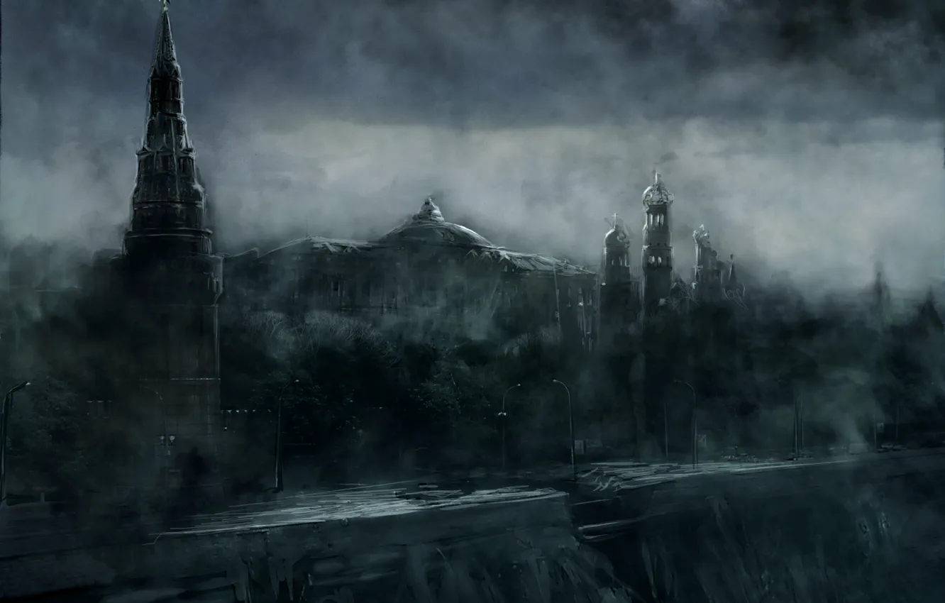 Wallpaper The Kremlin, Art, Metro 2033 for mobile and desktop, section ...