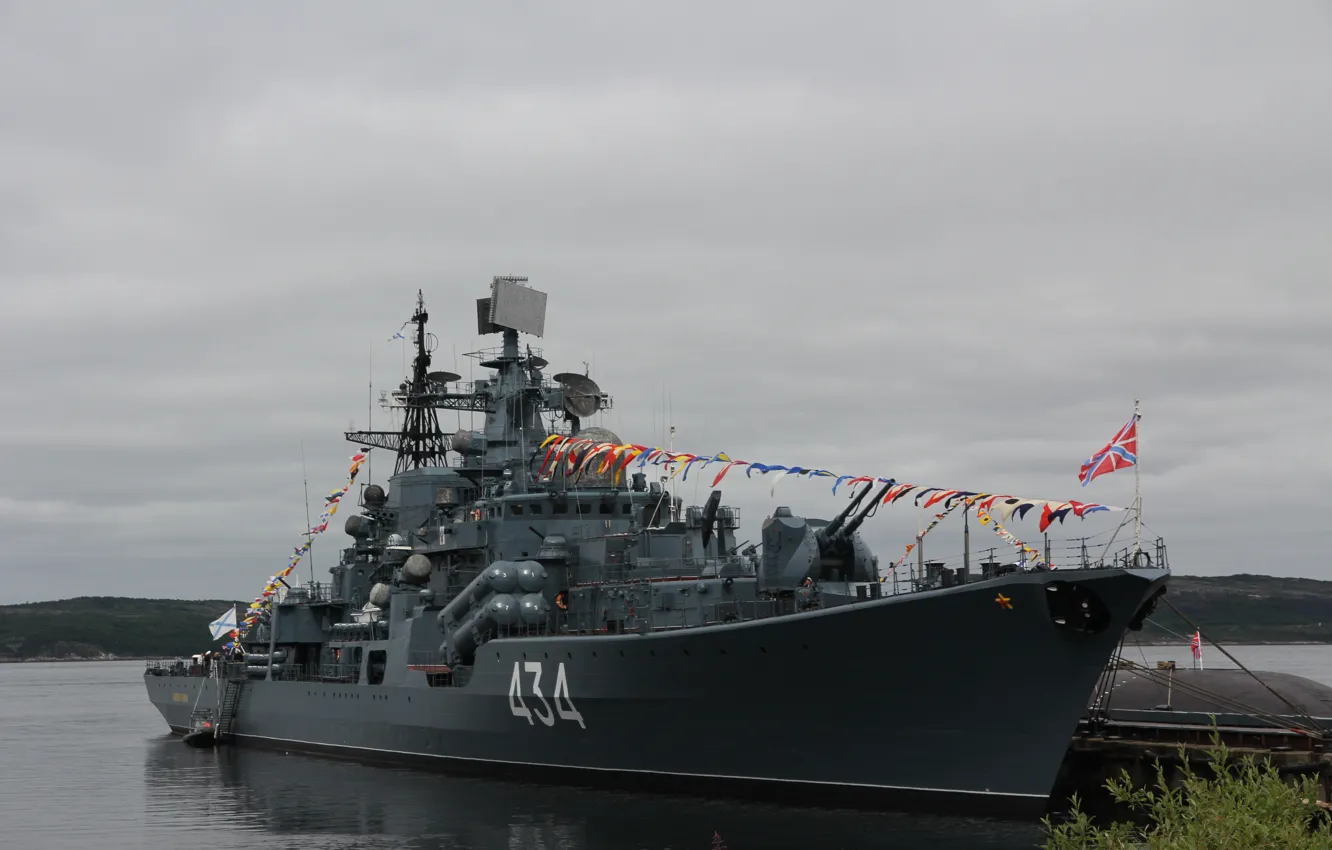 Wallpaper squadron, destroyer, the project 956, Admiral Ushakov for ...