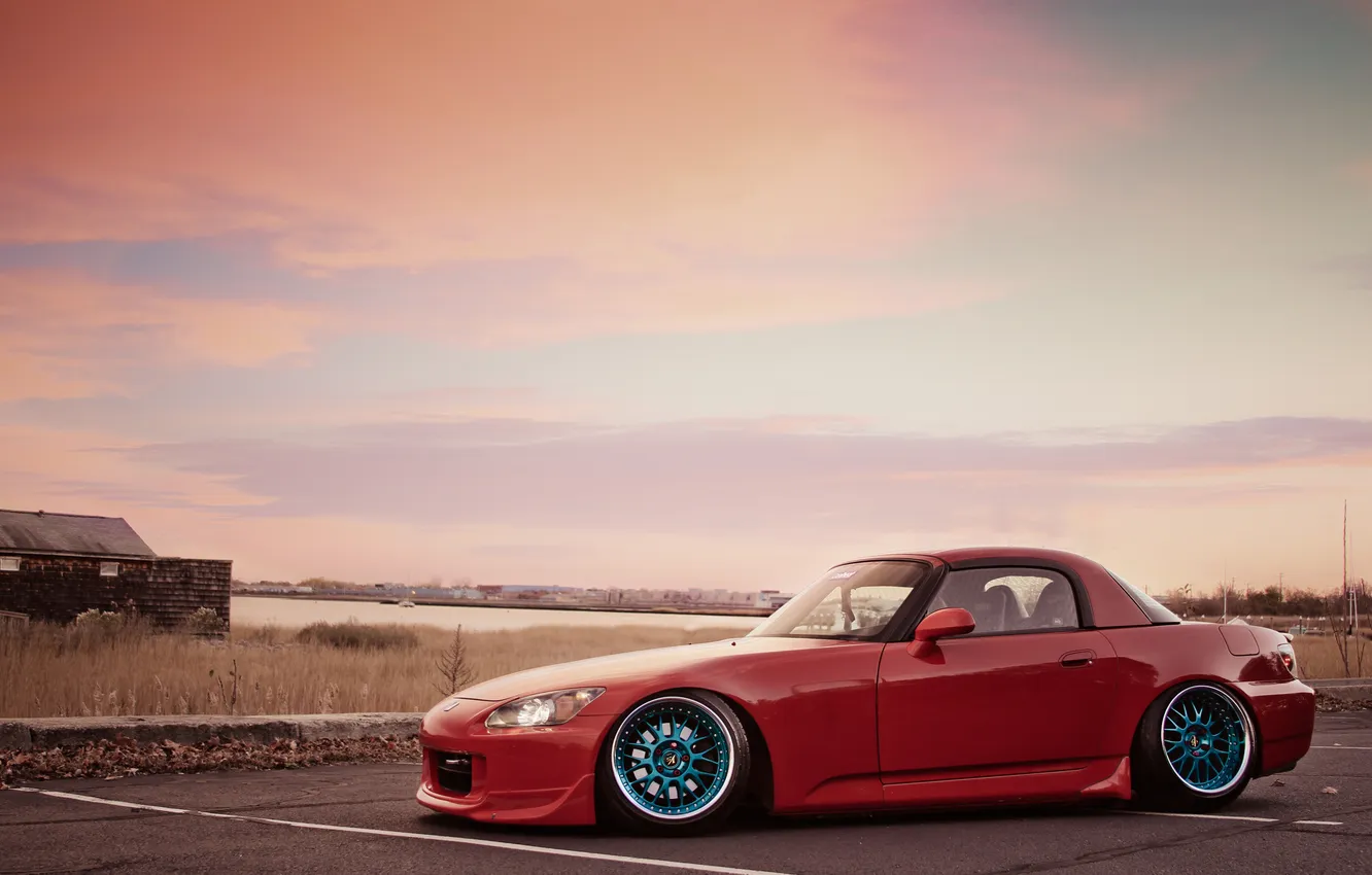 Wallpaper the sky, sunset, Honda, S2000 for mobile and desktop, section ...
