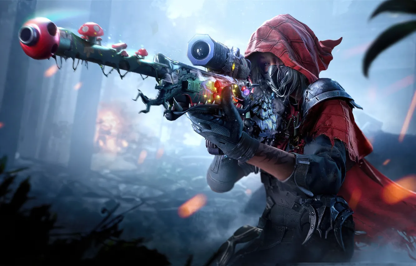 Wallpaper weapons, mushrooms, hood, Amanita, character, Call of Duty ...