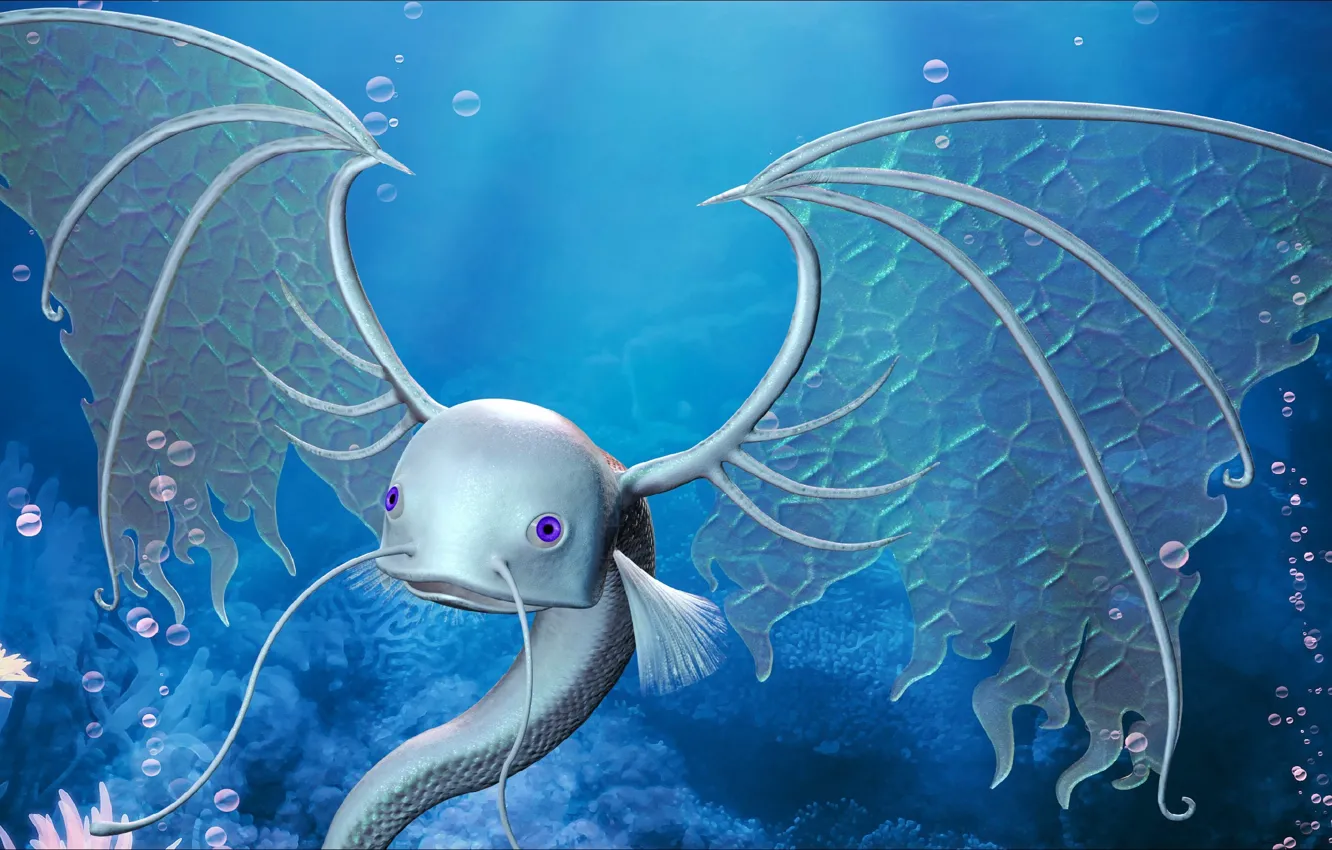 Wallpaper fish, fantasy, art, ART, fantasy, underwater, fish, more for ...