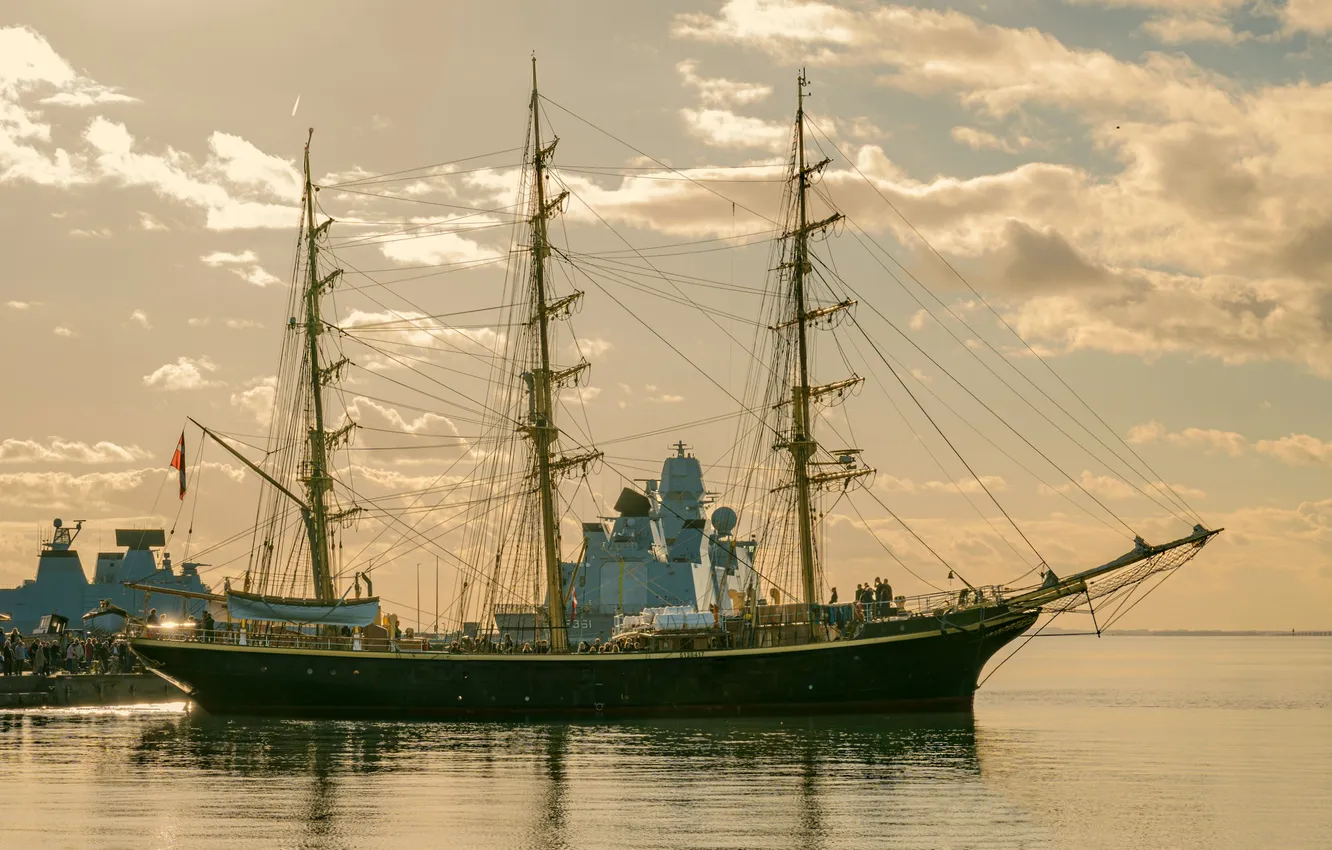 Wallpaper ship, sailing, Georg Stage for mobile and desktop, section ...