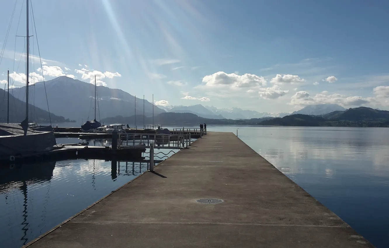 Wallpaper Switzerland, mount Rigi, lake Zug for mobile and desktop ...