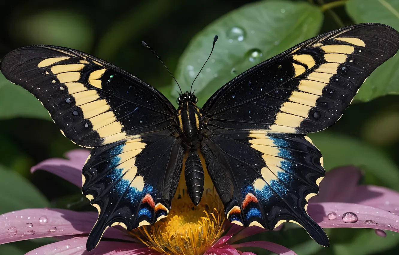 Wallpaper flower, butterfly, wings for mobile and desktop, section ...