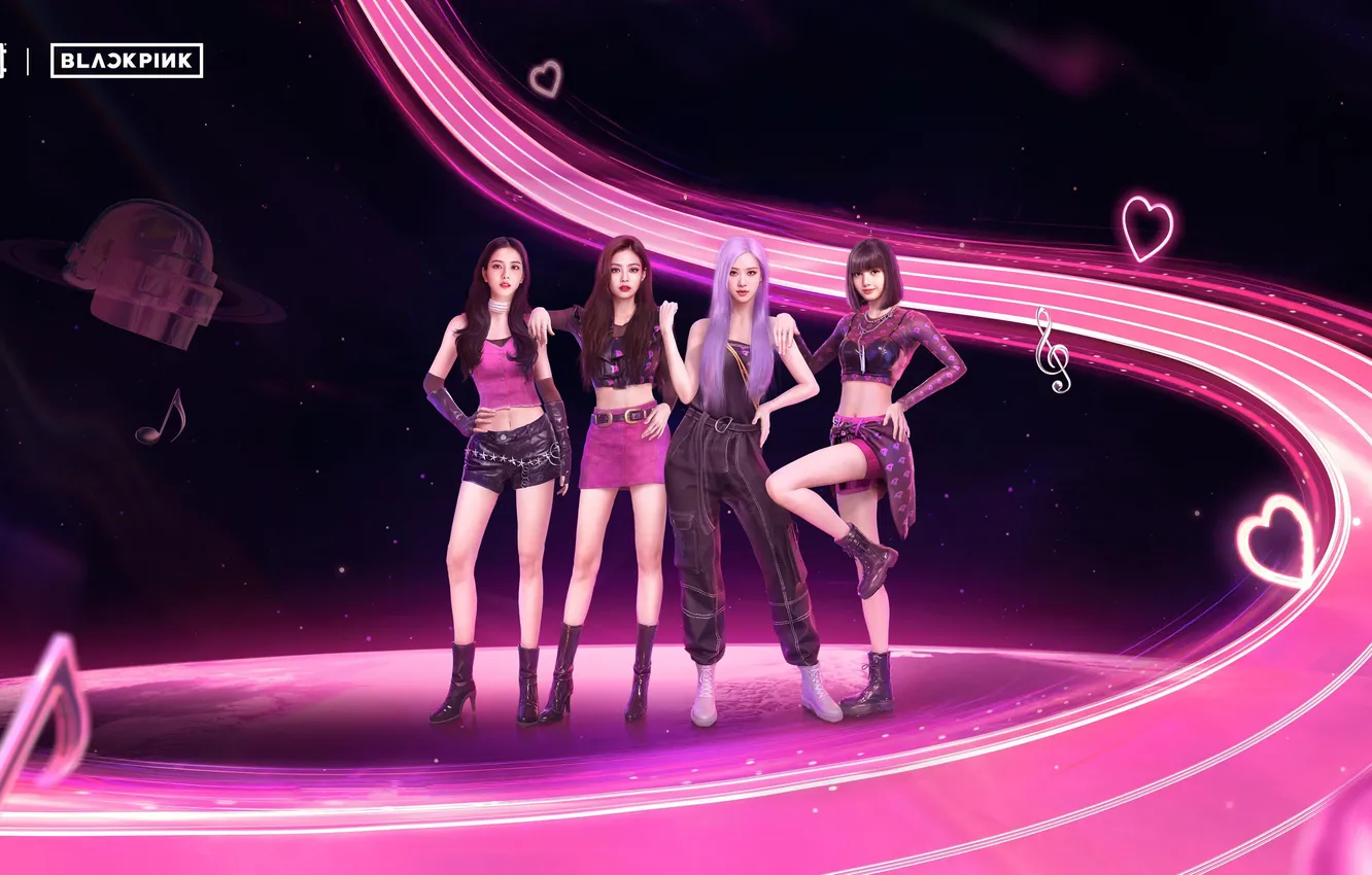 Wallpaper rose, Music, Lisa, Jenny, Blackpink, Jisoo, Pink aesthetic, K ...