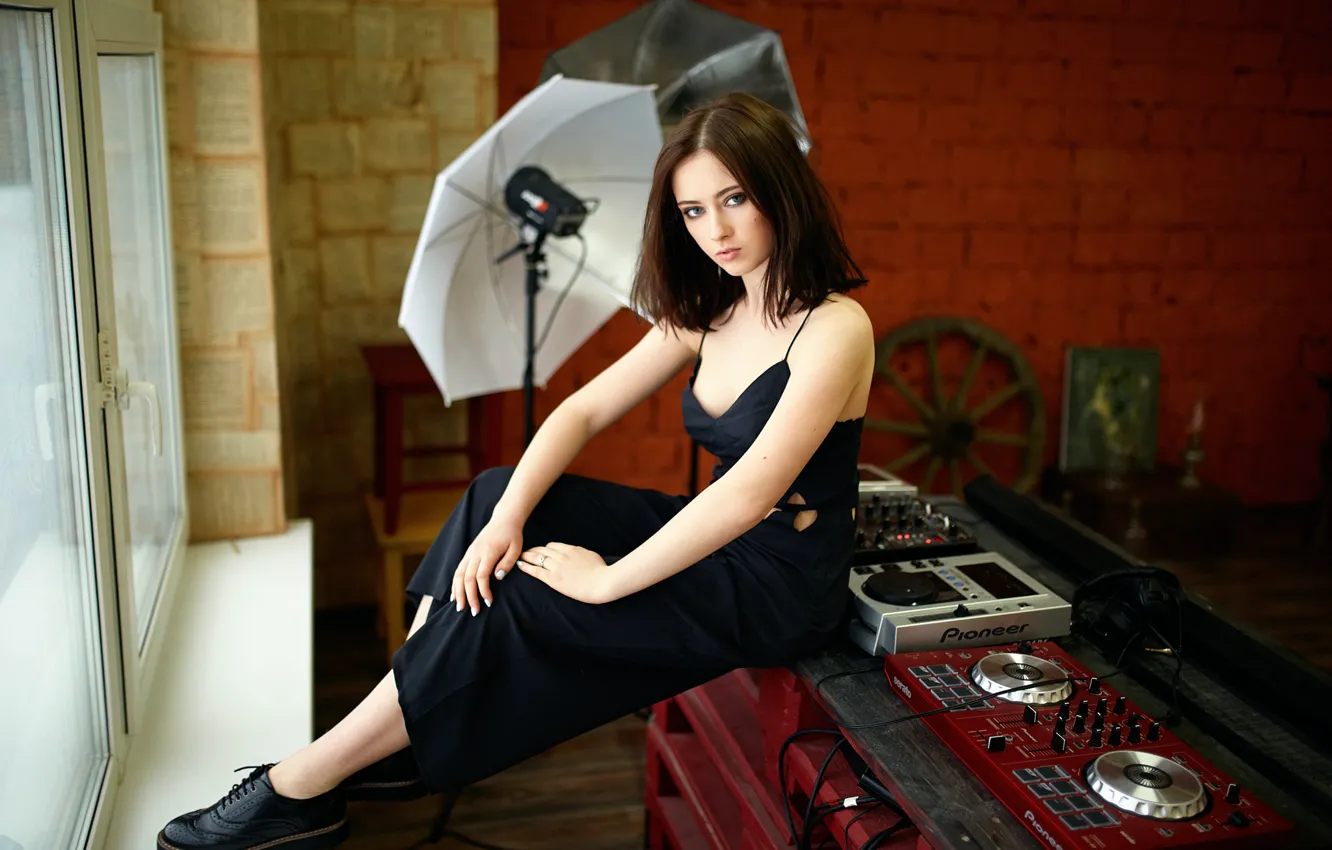 Wallpaper portrait, neckline, the beauty, Maria, Studio, Masha, Mariya ...