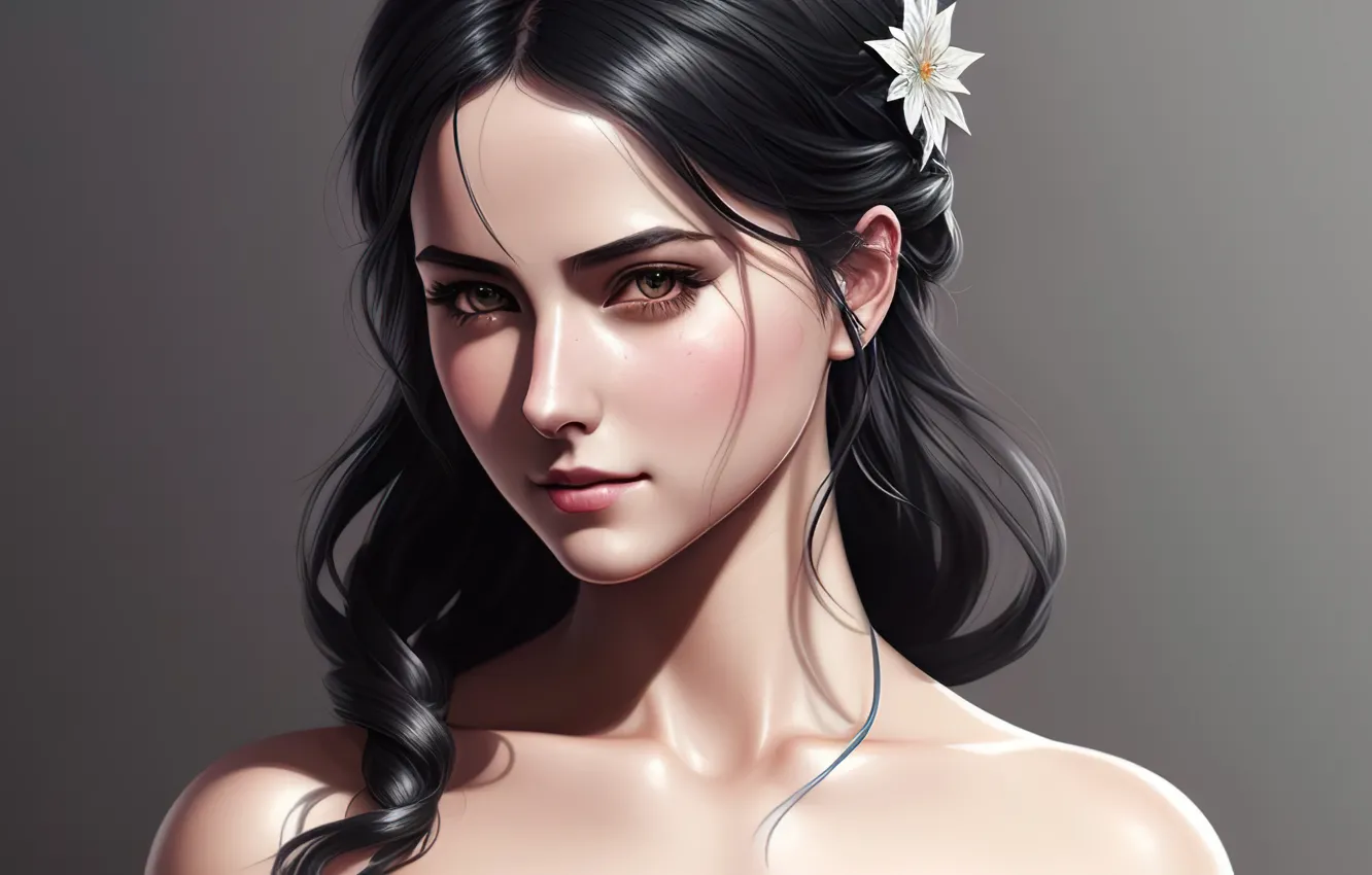 Wallpaper girl, art, portrait, Stable Diffusion, Neuronet, AI Art ...