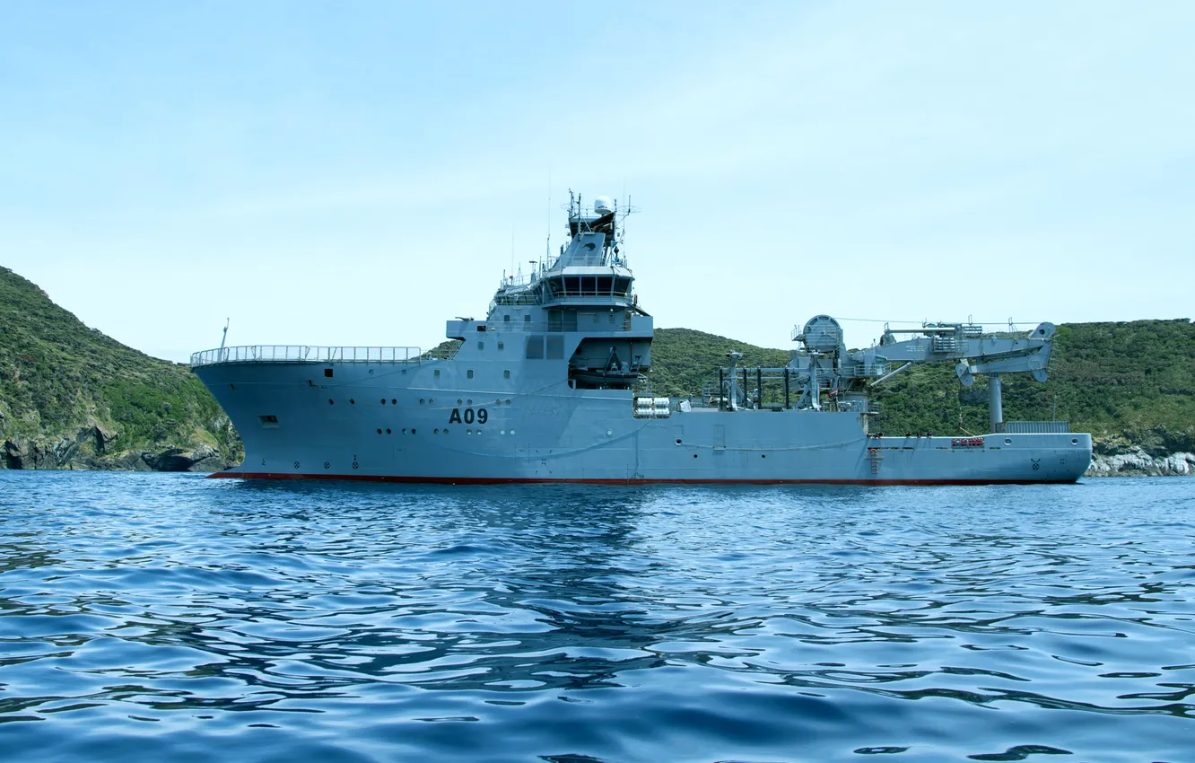 Wallpaper New Zealand, security ship, HMNZS Manawanui for mobile and ...
