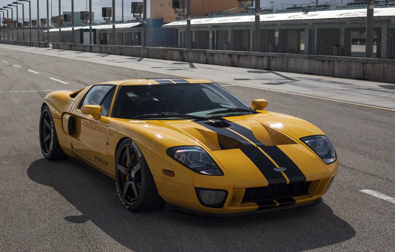 Wallpaper Ford, yellow, track, hre, gt for mobile and desktop, section ...