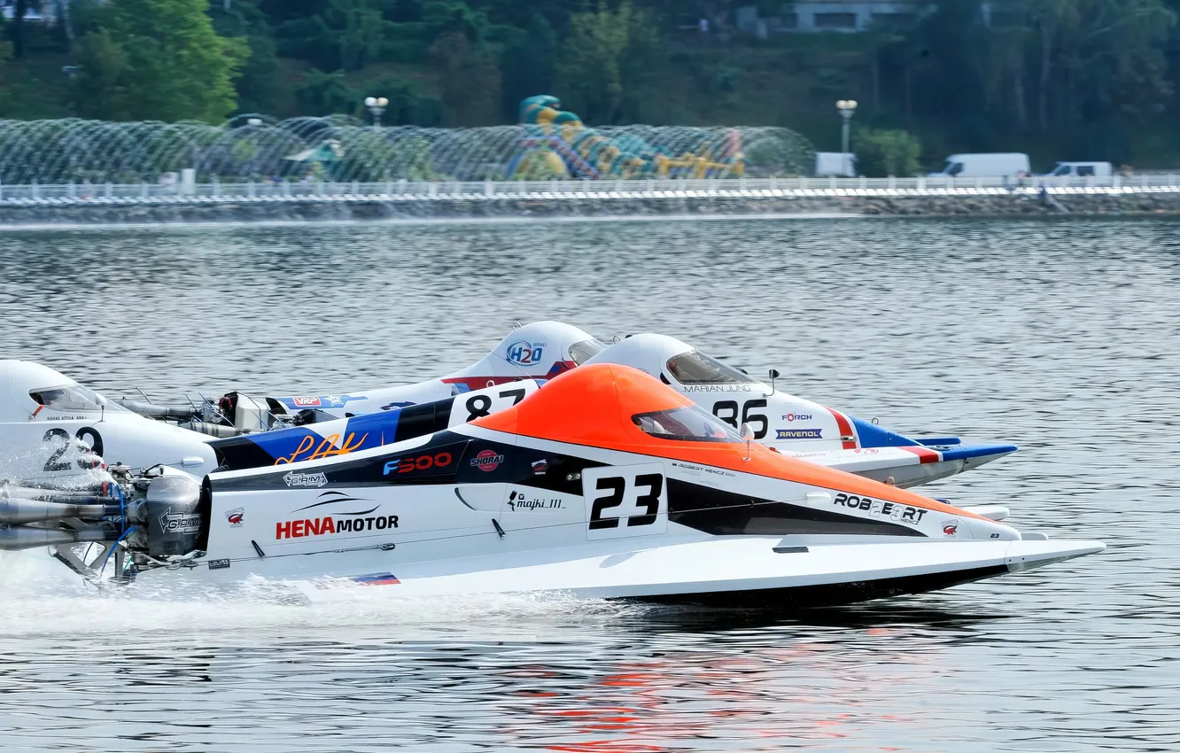 Wallpaper race, boat, speed for mobile and desktop, section спорт ...