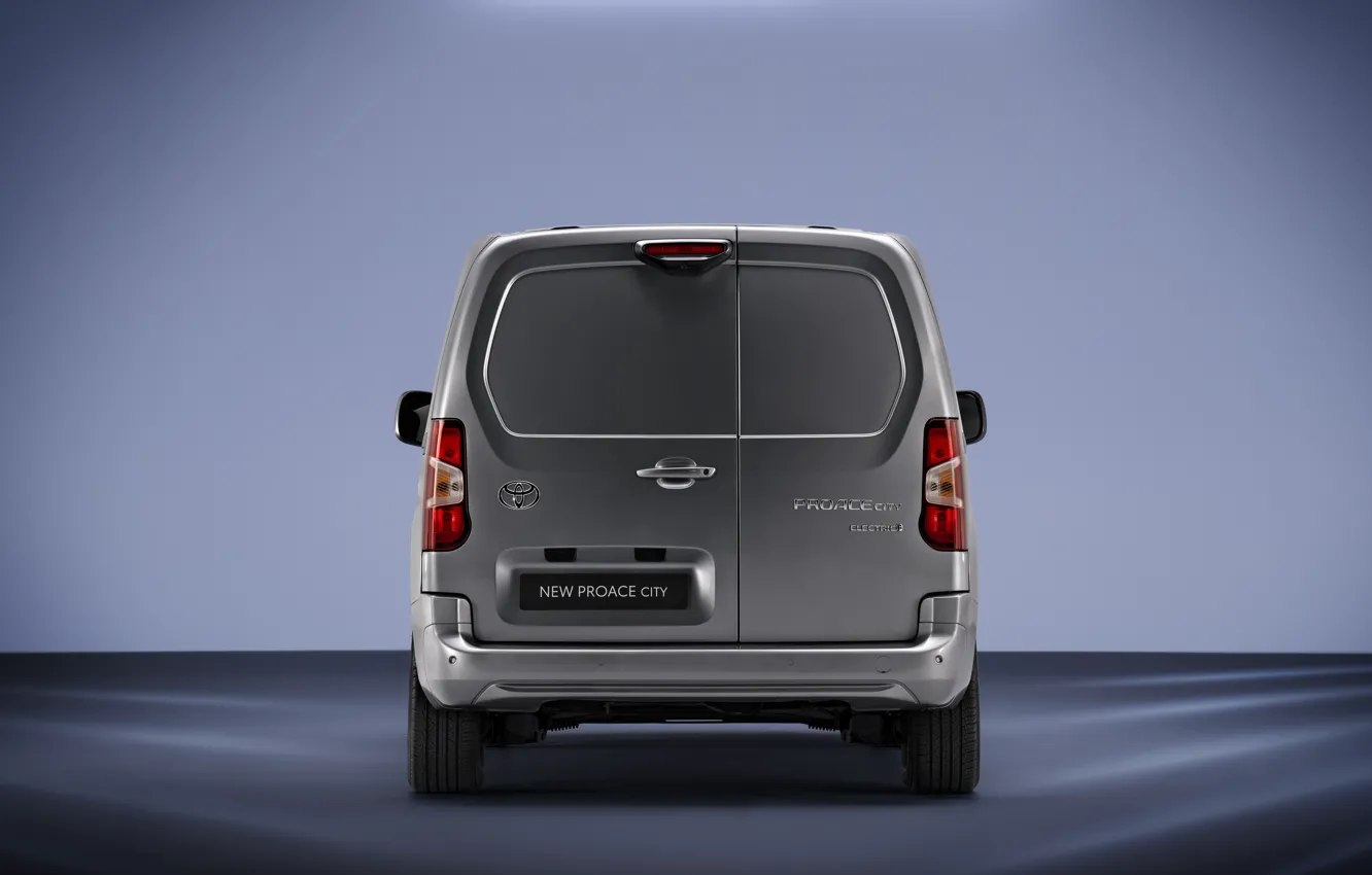 Wallpaper City, Toyota, rear view, Toyota, Van, Electric, ProAce, 2024 ...