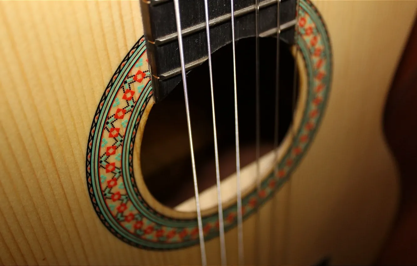 Wallpaper Wallpaper, guitar, strings, painting for mobile and desktop ...