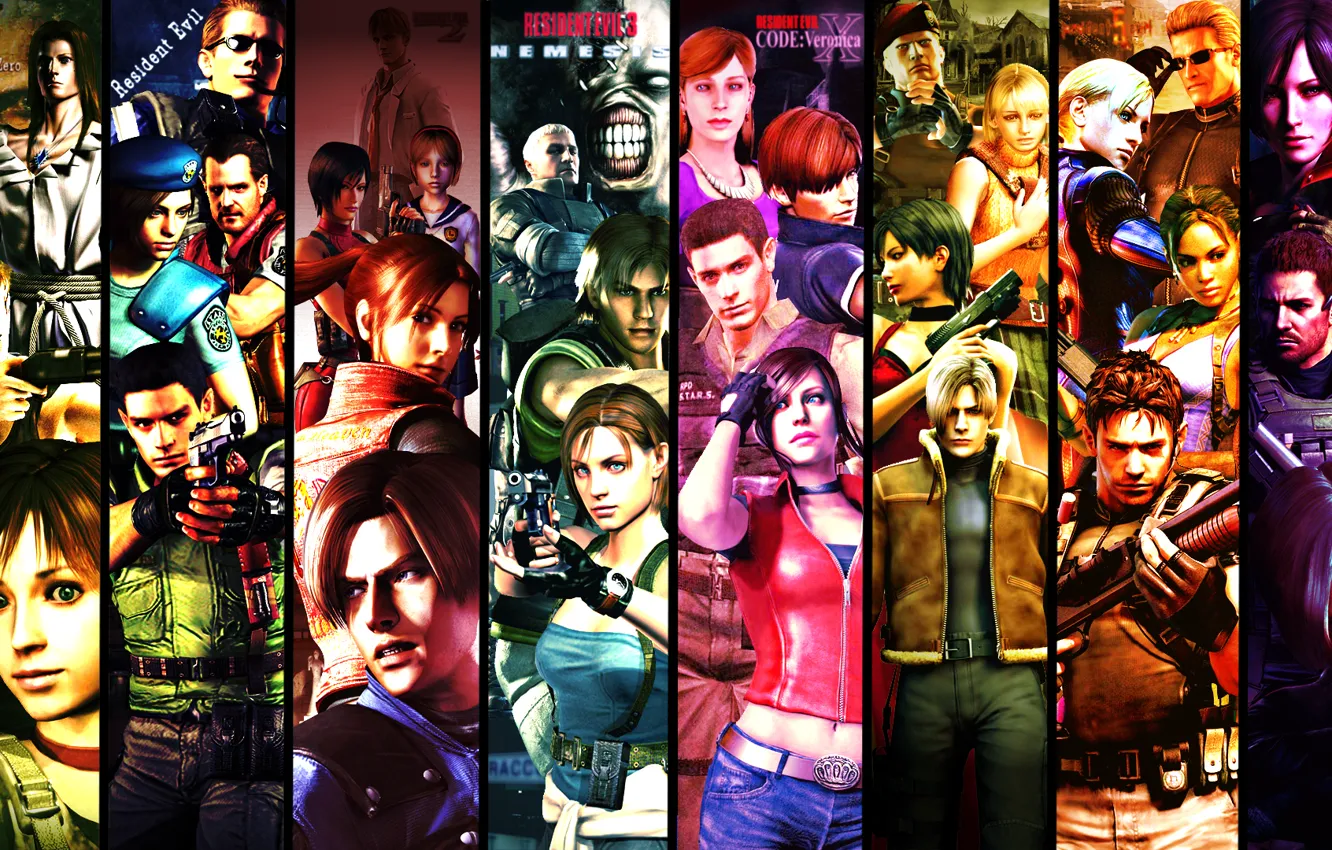 Wallpaper biohazard, art, characters, Resident evil, Jill Valentine ...