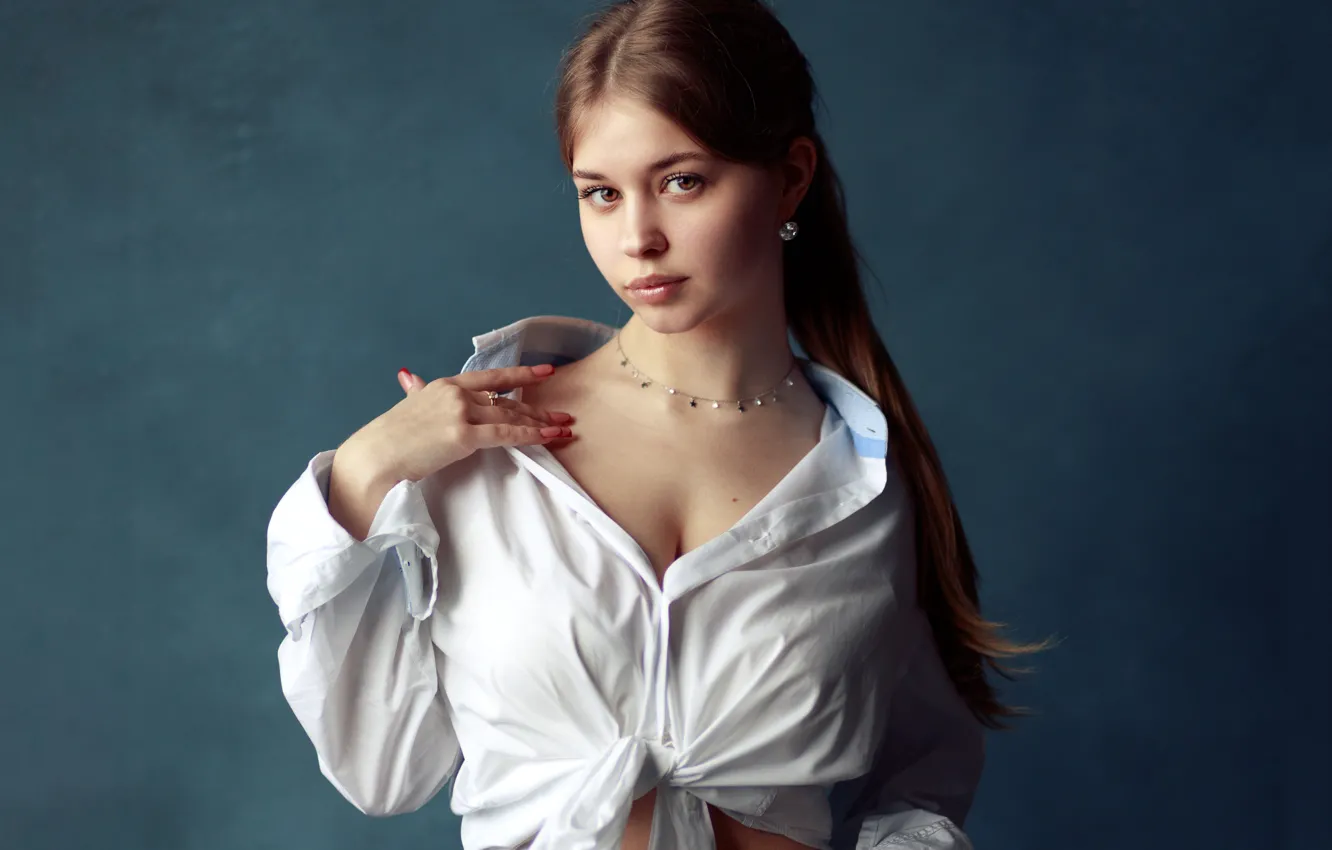 Wallpaper look, long hair, Evgeniy Bulatov, Evgeny Bulatov, Katya Koval for mobile and desktop ...