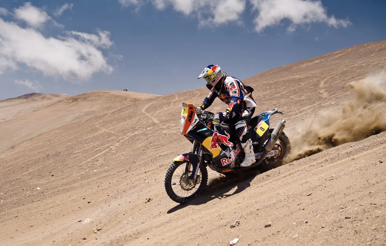 Wallpaper sand, race, sport, desert, Moto, slope, motorcycle, Rally for ...