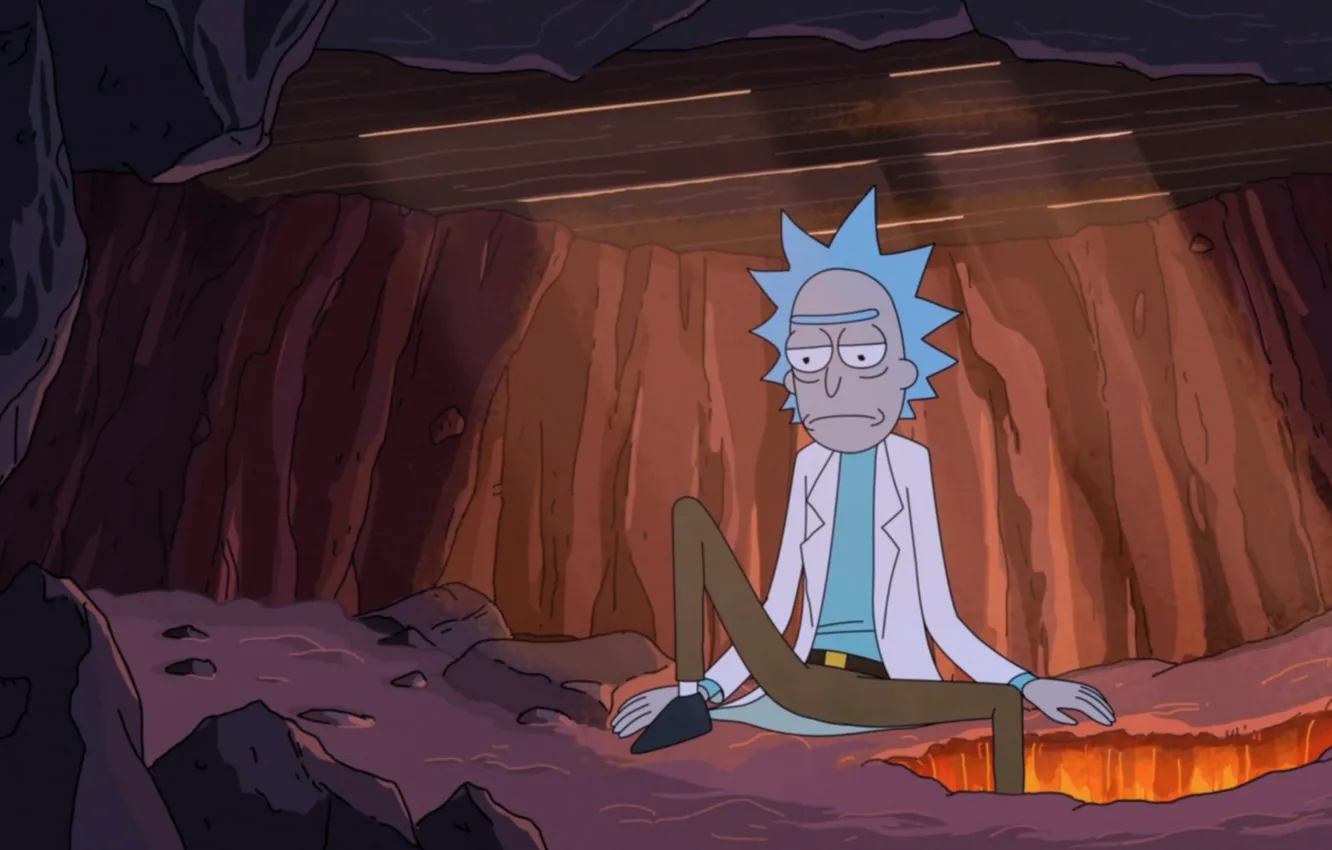 Wallpaper sad, season 2, rick, sad rick, rick & morty for mobile and ...