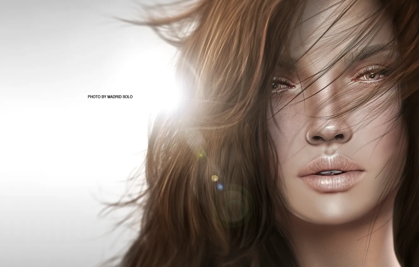 Wallpaper sadness, girl, face, mood, hair, portrait, brown hair images ...