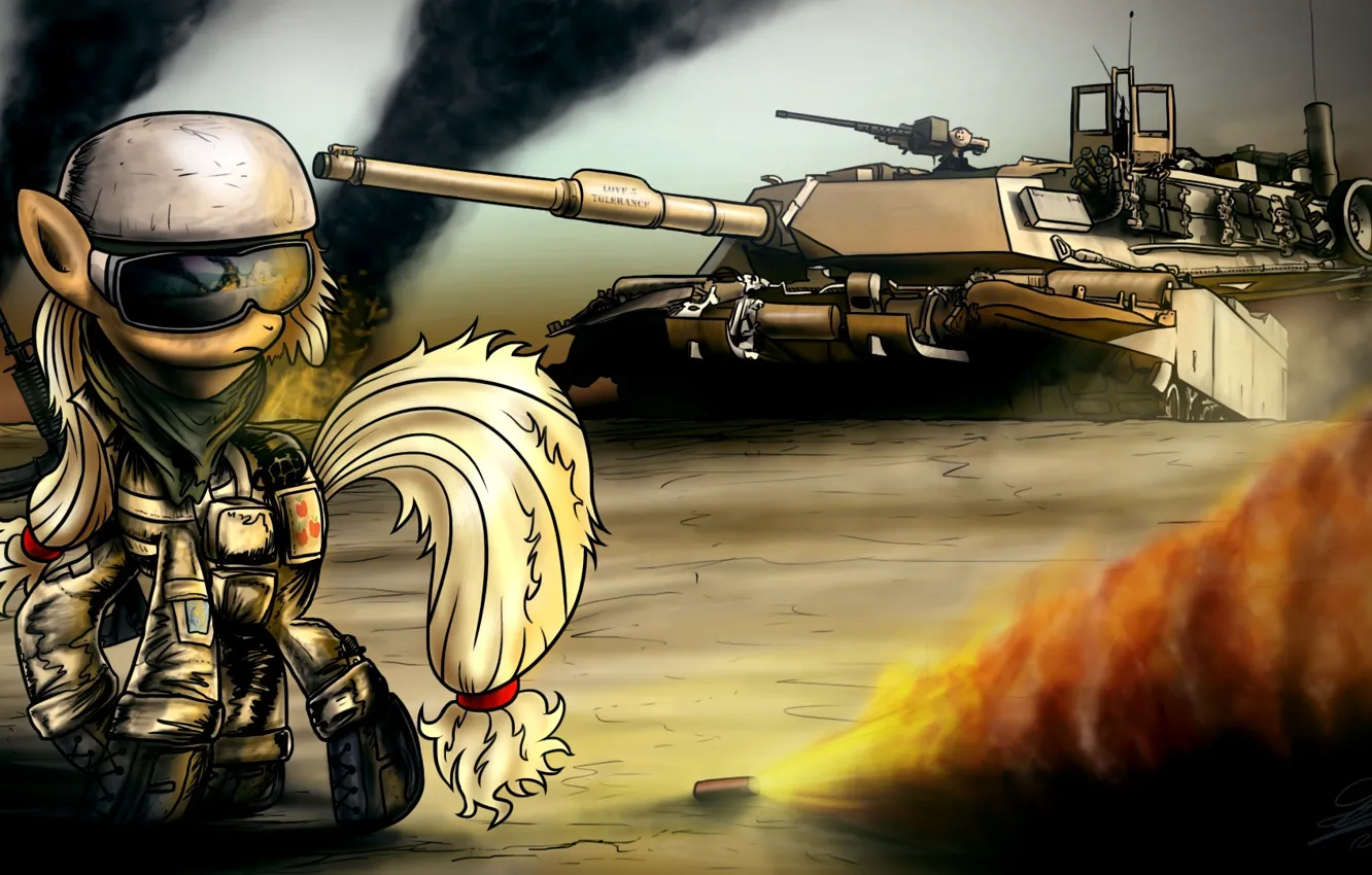 Wallpaper the game, art, tank, pony, My Little Pony for mobile and ...