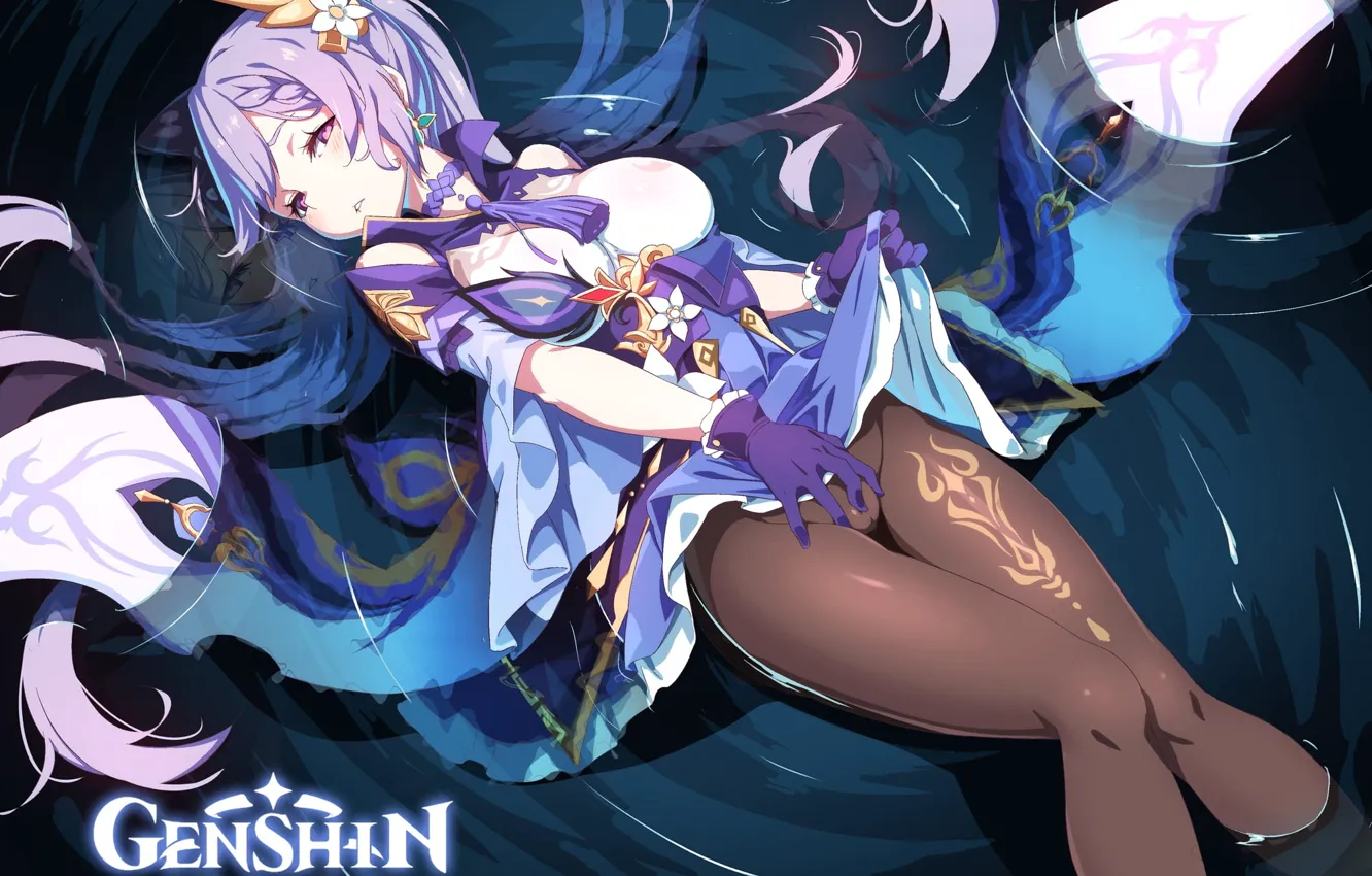 Wallpaper Sex Keqing Dampak Genshi Gadis Kawaii Beautiful Girl For