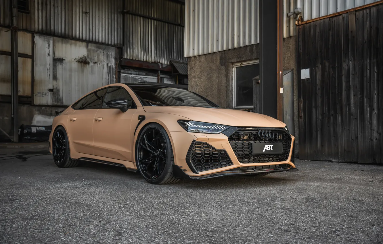 Wallpaper Audi, Audi A7 Sportback, beige color for mobile and desktop ...