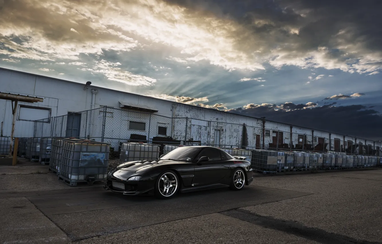 Wallpaper Mazda, Black, Rx-7 images for desktop, section mazda - download