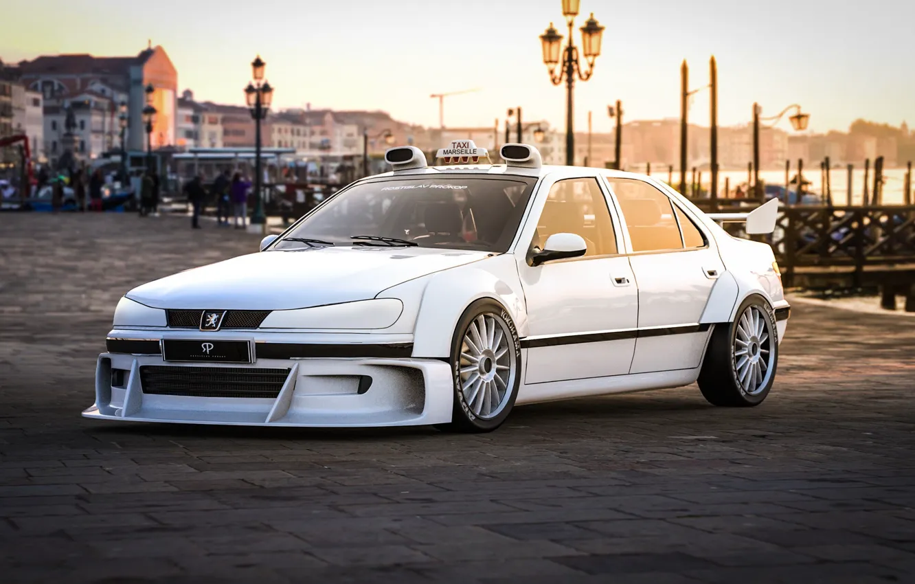 Wallpaper Peugeot, taxi, Concept Art, 407, Transport & Vehicles ...