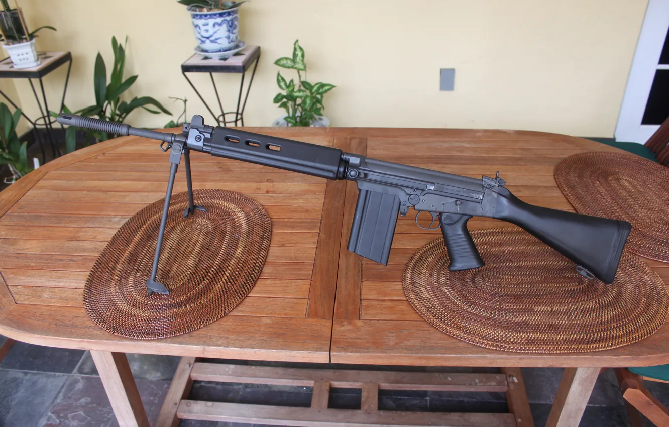 Wallpaper table, rifle, automatic, FN FAL, Steyr Stg.58 images for ...