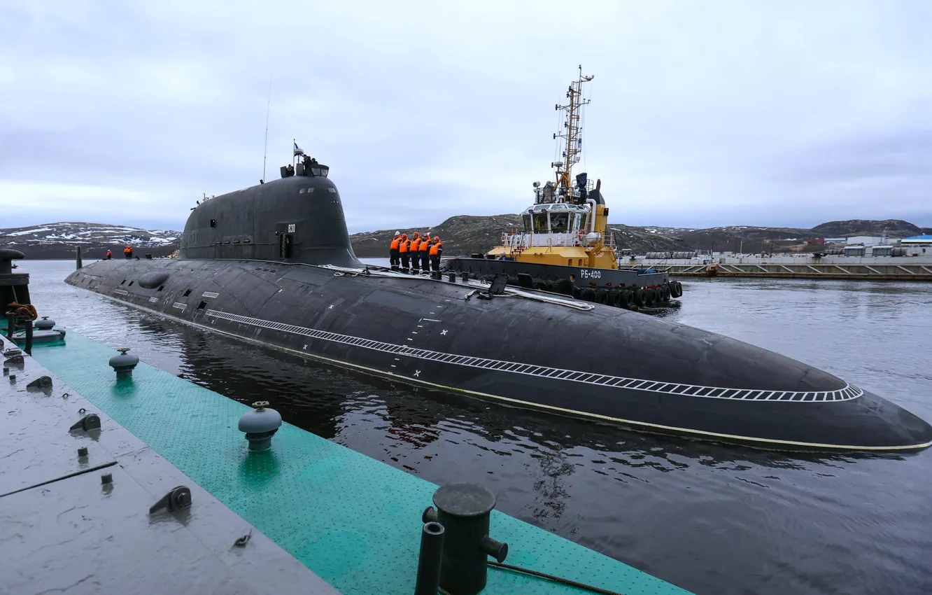 Wallpaper Kazan, project 885M, multipurpose nuclear submarine for ...
