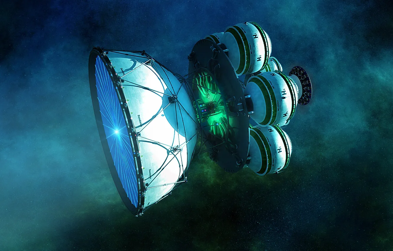 Wallpaper space, stars, spacecraft, project Daedalus for mobile and ...