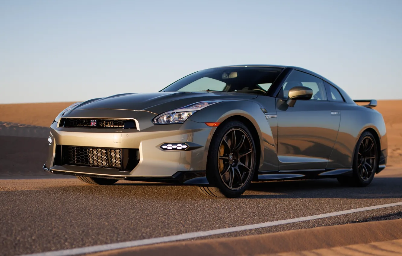 Wallpaper Nissan, GT-R, R35, front view, 2023, Nissan GT-R T-spec for ...