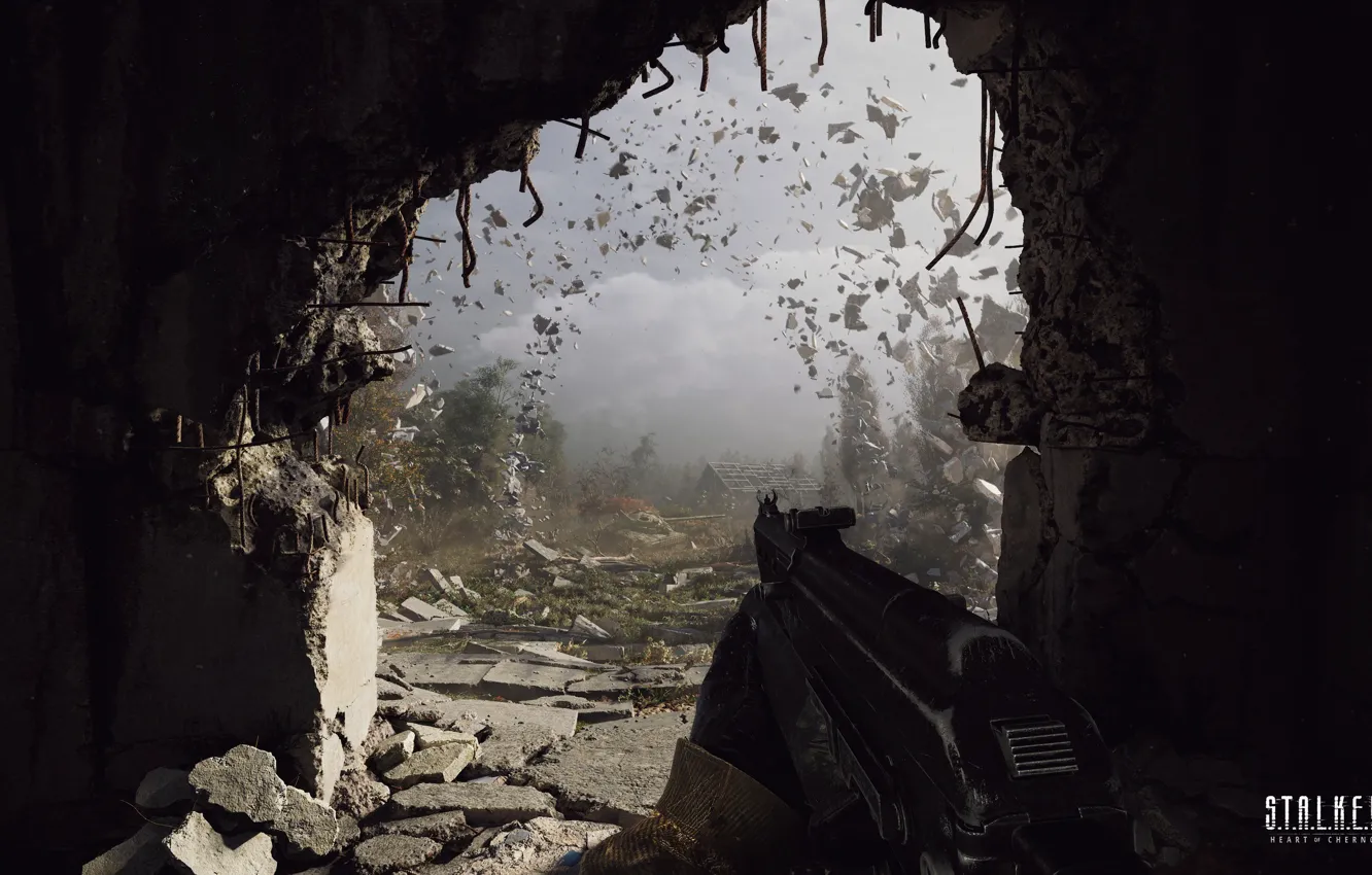 Wallpaper Stalker, area, stalker 2, Stalker 2, AK 47, S.T.A.L.K.E.R. 2 ...