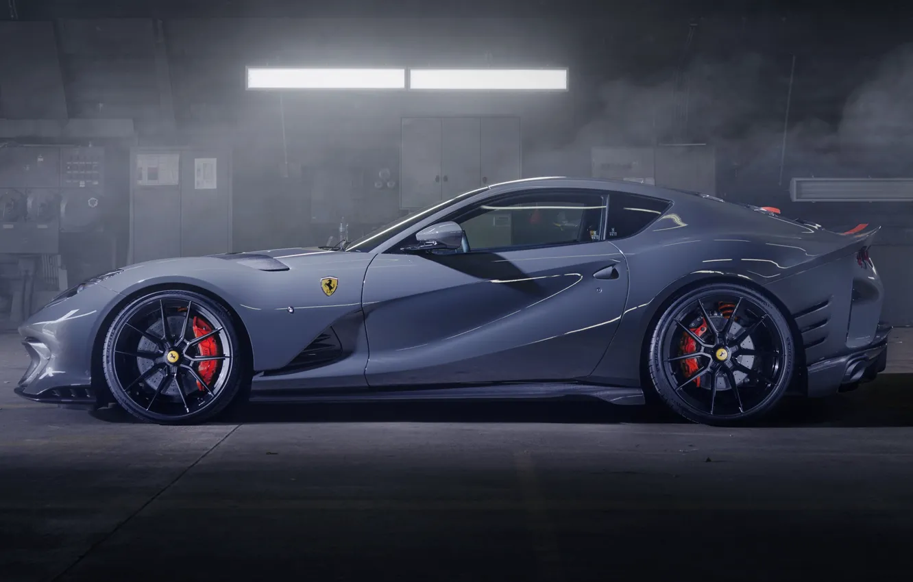 Wallpaper Ferrari, sports car, side view, Competition, Ferrari 812, by ...