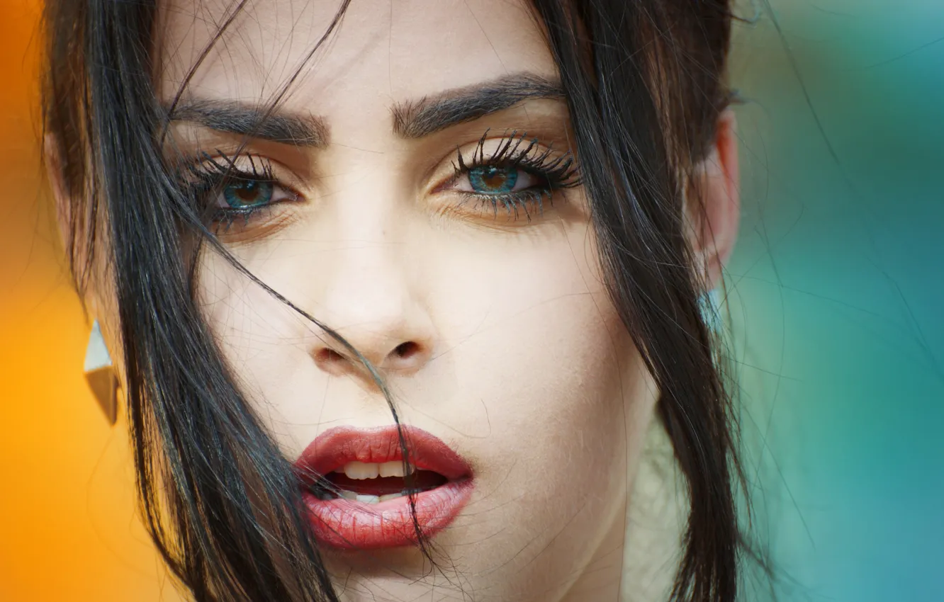 Wallpaper eyes, look, girl, model, lips, beauty, Ann, armenia for ...