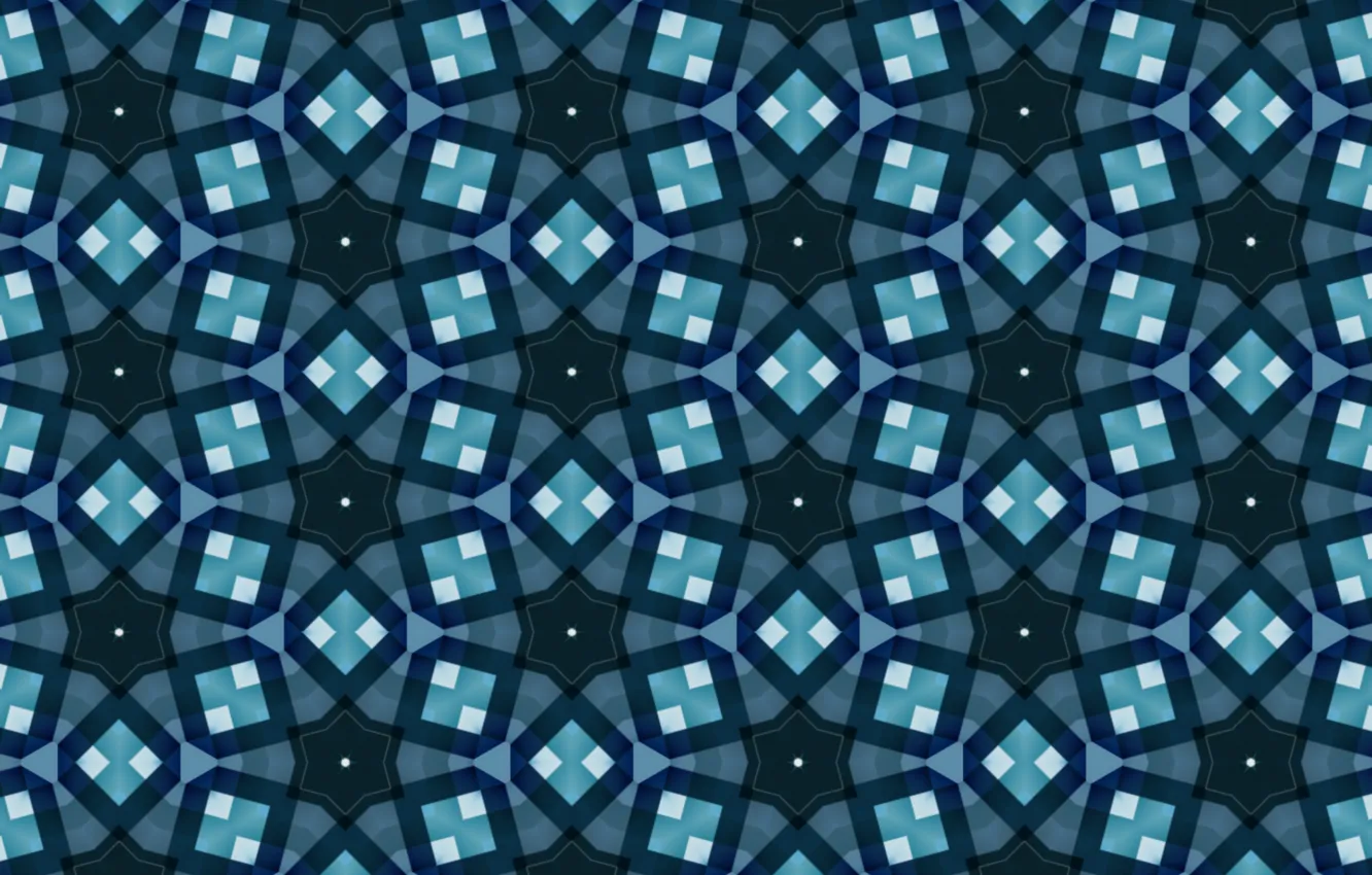 Wallpaper blue, mosaic, background, texture, pattern for mobile and ...