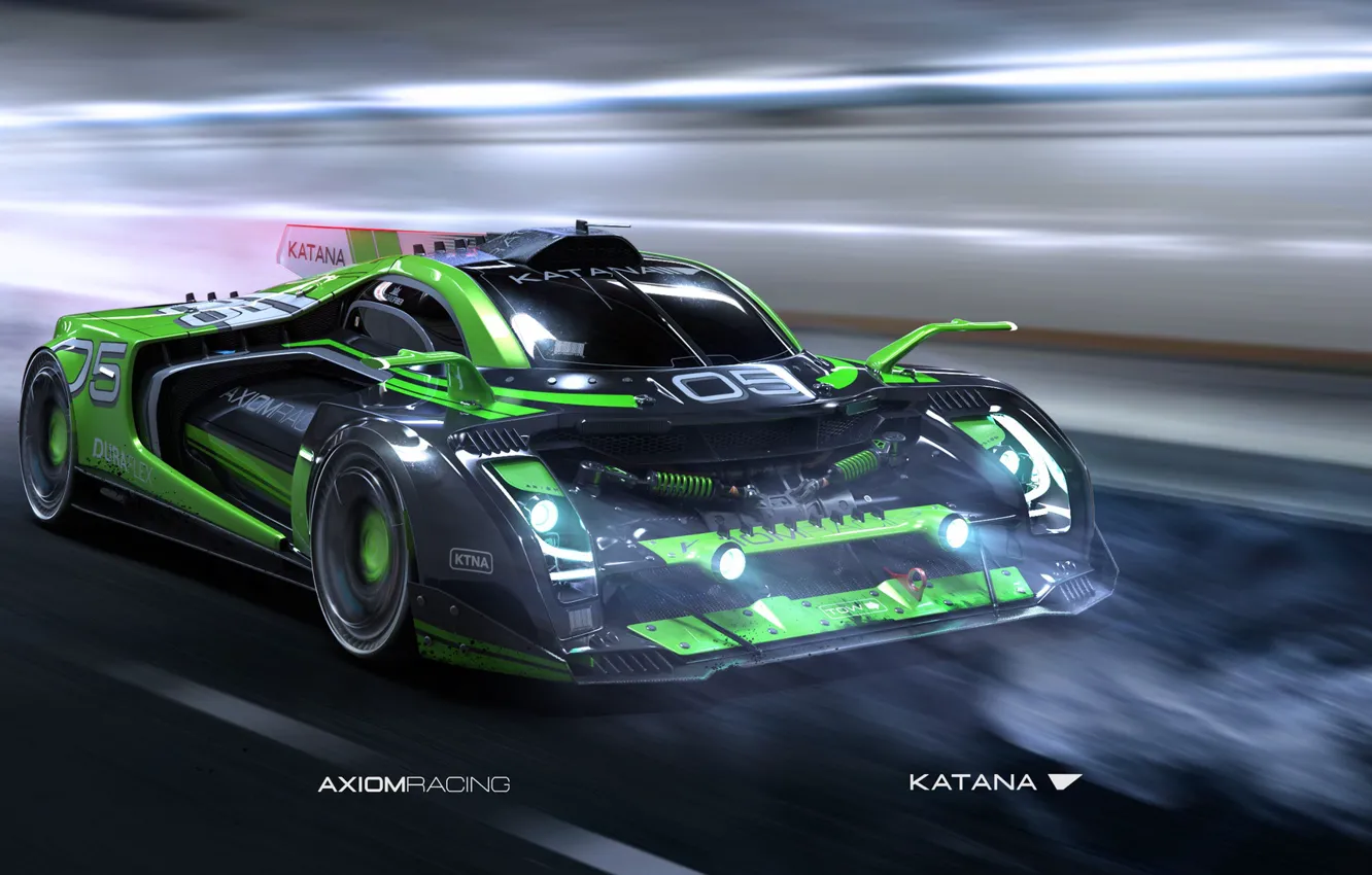 Wallpaper car, Igor Sobolevsky, Axiom Katana, tunnel hero for mobile ...