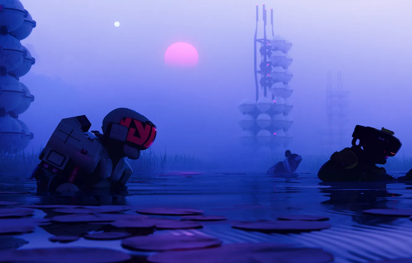 Wallpaper the game, cyberpunk, mercenaries, futurism, bungie, Marathon ...