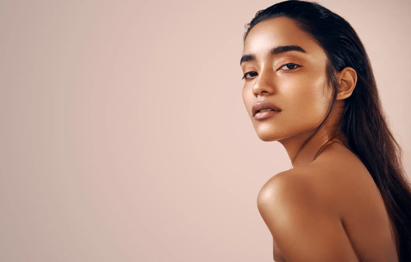 Wallpaper girl, hot, sexy, eyes, smile, beautiful, figure, model for ...