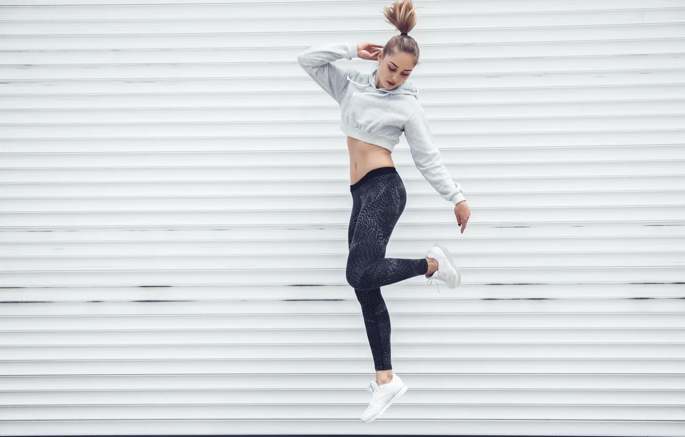 Wallpaper girl, exercise, sports, fitness model, sportswear for mobile ...