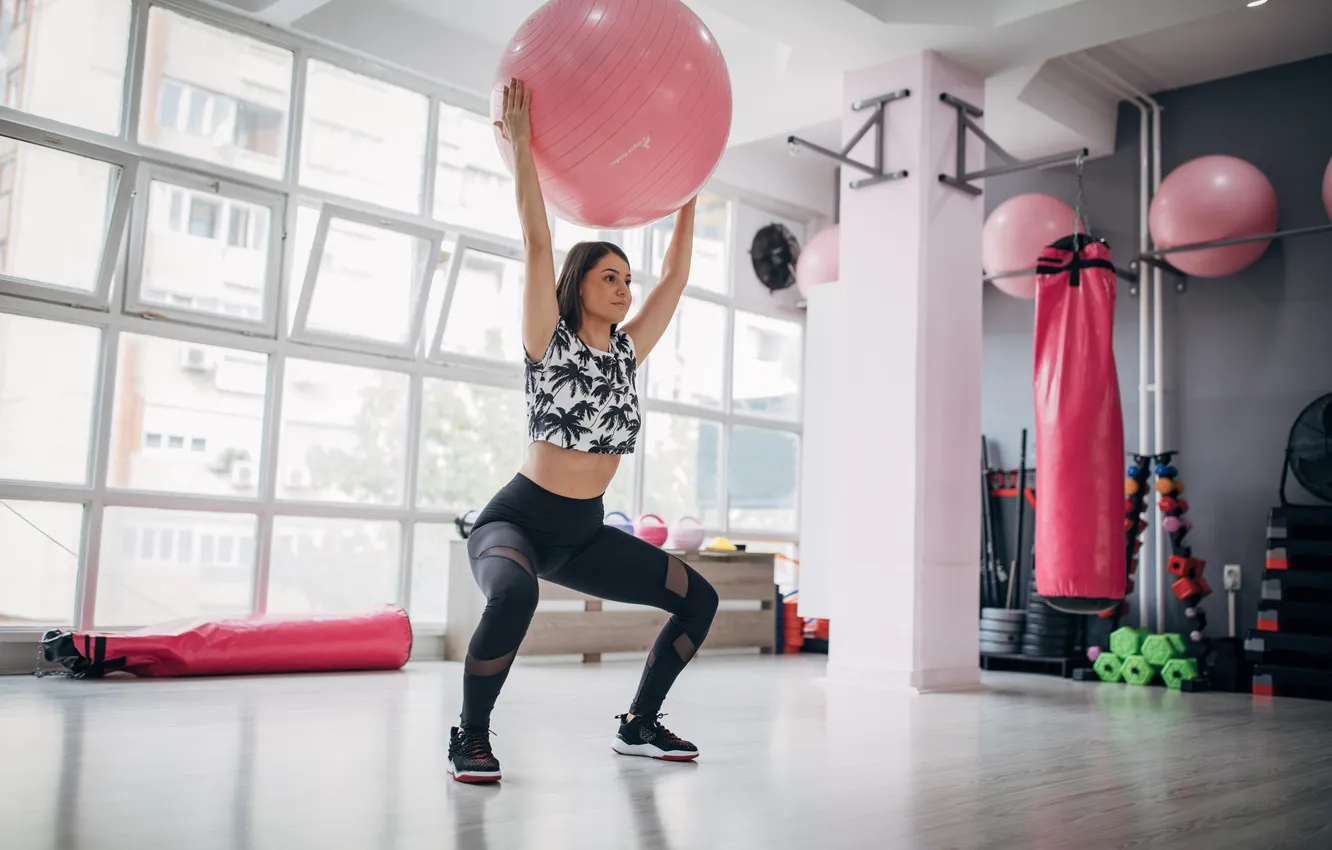 Wallpaper gym, leggings, woman fitness, Buttock, activewear, woman ...