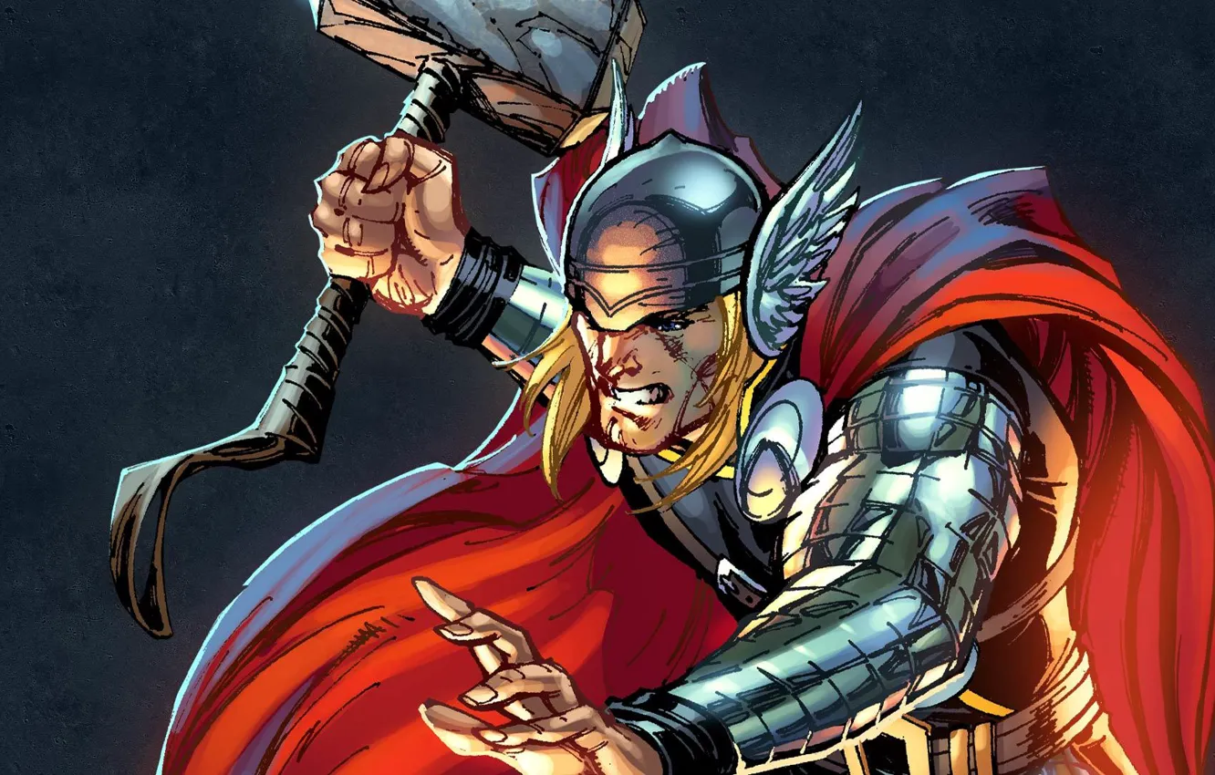 Wallpaper superhero, marvel, Thor, thor, Marvel Heroes, trading card ...