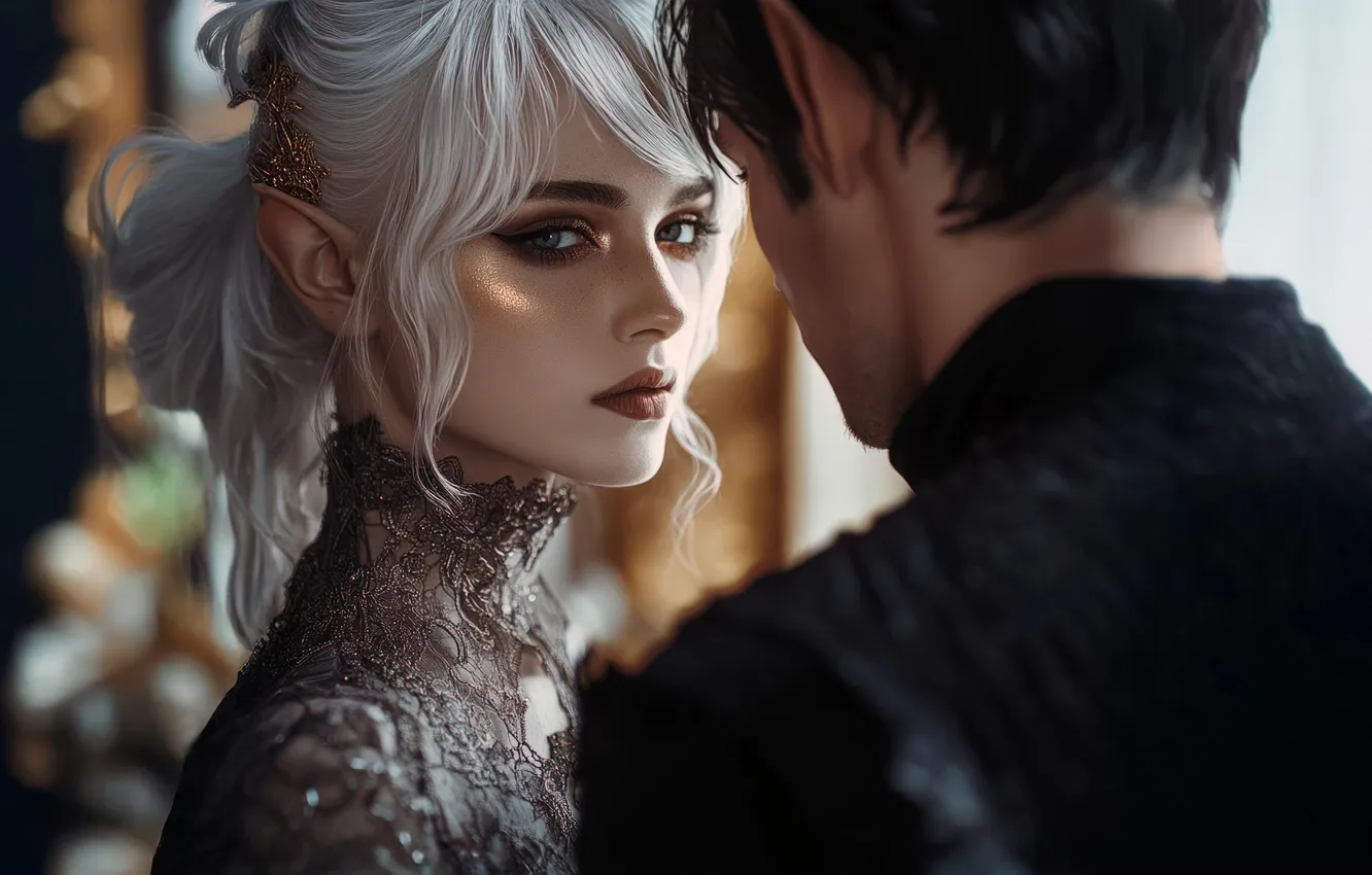 Wallpaper look, girl, love, face, pose, elf, Shine, portrait for mobile ...