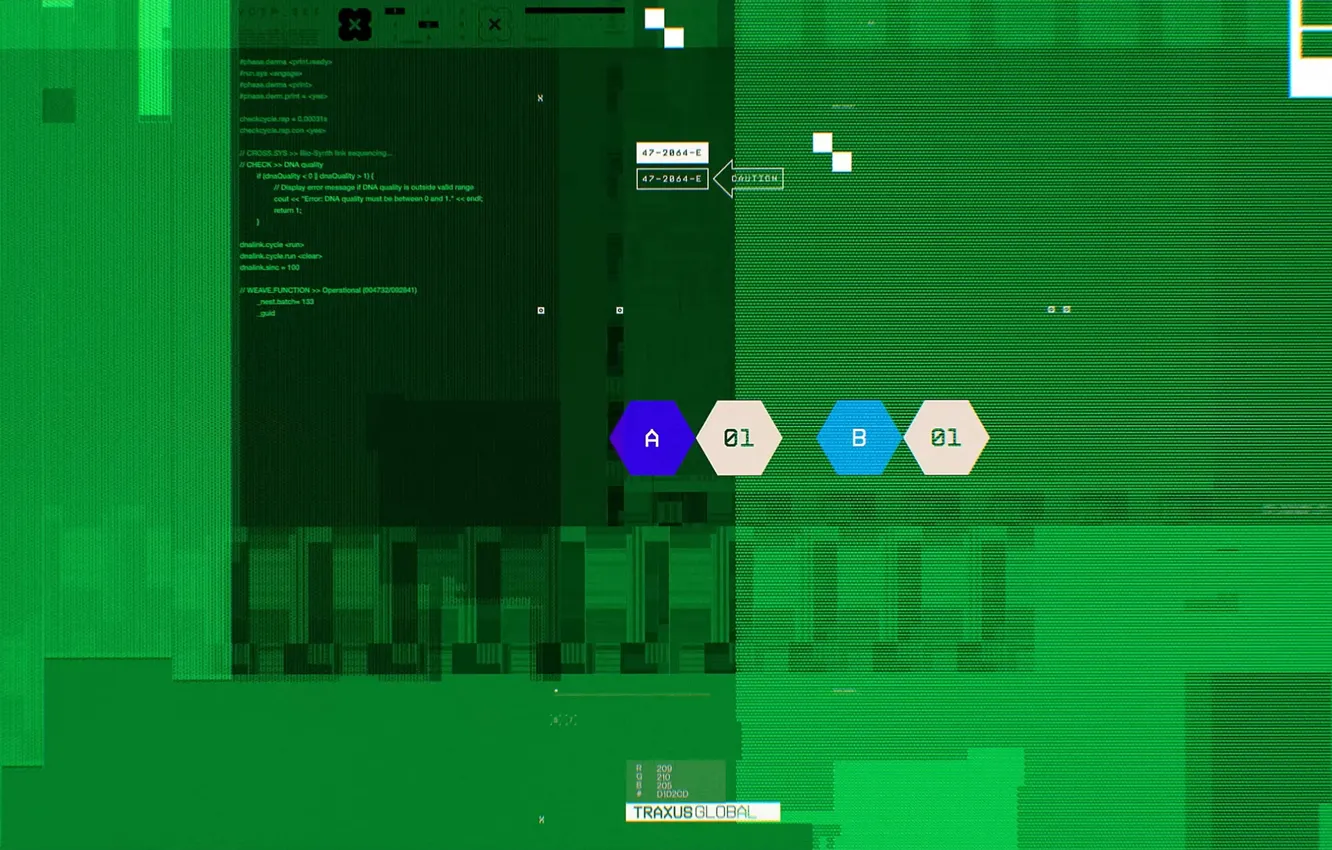 Wallpaper texture, code, green, cyberpunk, Bungie, Marathon for mobile ...